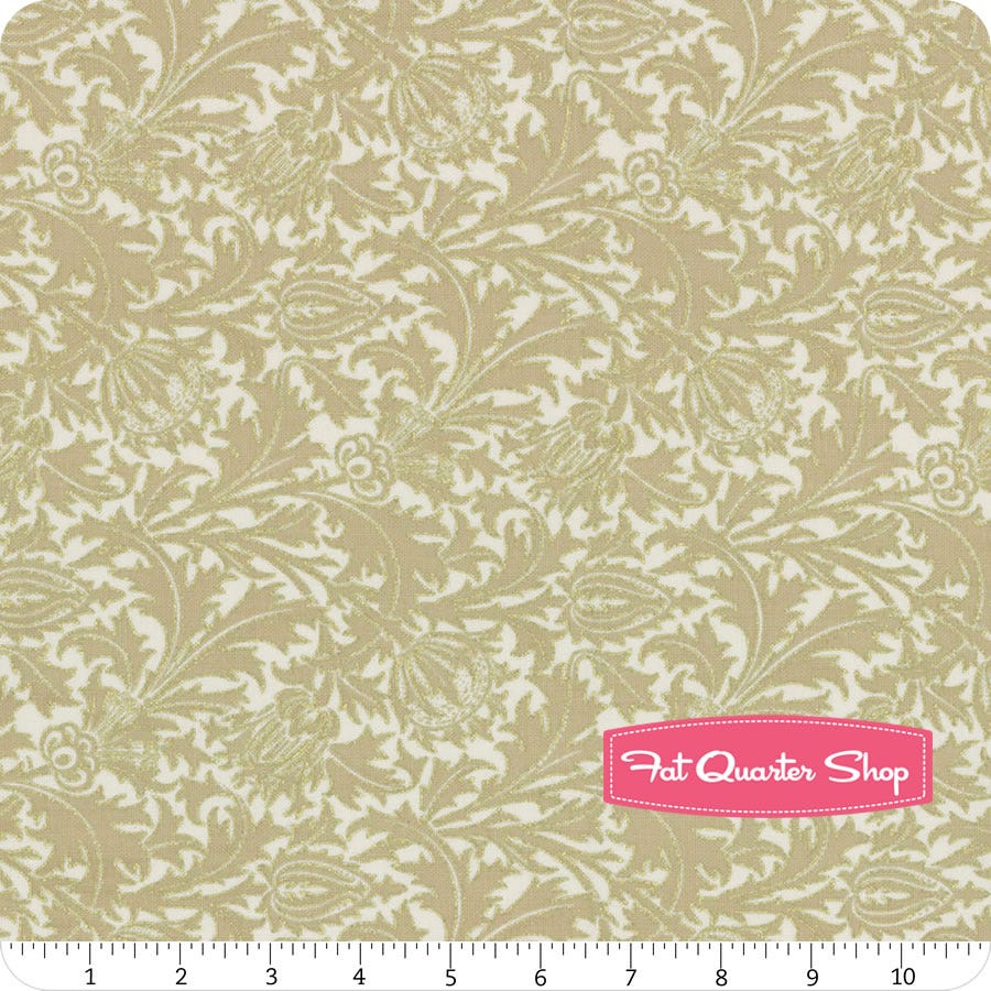 Morris Holiday Metallic by V & A for Moda Fabrics | Fat Quarter Shop
