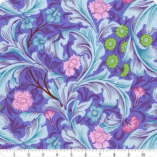 Kaffe Fassett x Morris & Co. Cobalt Artichoke Yardage | SKU# PWKW011 ... Kaffe Fassett x Morris & Co. Cobalt Artichoke Yardage | SKU# PWKW011 ...