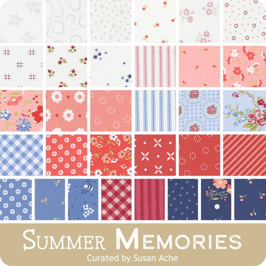 Summer Memories Starter Bundle Fat Quarter Bundle | Curated by Susan ... Summer Memories Starter Bundle Fat Quarter Bundle | Curated by Susan ...