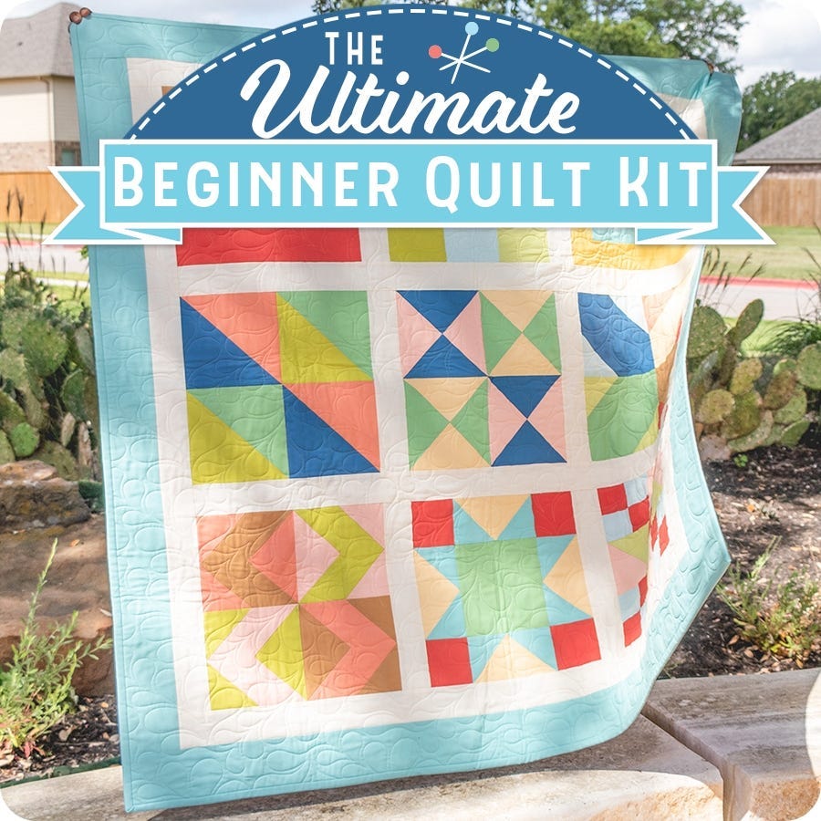 Easy Quilt Kit, Beginner Quilt Kit, Throw Quilt Kit, Patchwork Quilt ... Easy Quilt Kit, Beginner Quilt Kit, Throw Quilt Kit, Patchwork Quilt ...